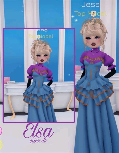 Dti Outfit Idea Disney Princess Elsa Dress To Impress In 2024 Dress
