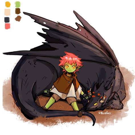 [art] kon little goblin summoner r dnd
