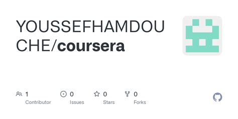 Github Youssefhamdouchecoursera