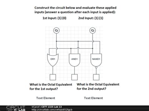 Cett 1325 Lab 13 Circuitlab
