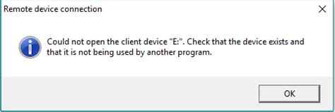VMWARE Could Not Open The Client Device Check That The Device Exists