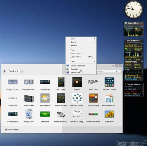 Desktop Gadgets Und Sidebar Unter Windows 10 Installieren Und Anzeigen Deskmodder De