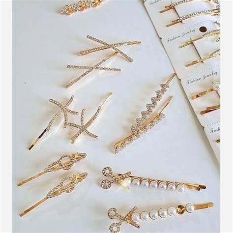 خرید و قیمت سنجاق مو نگین دار از غرفه بهسامه