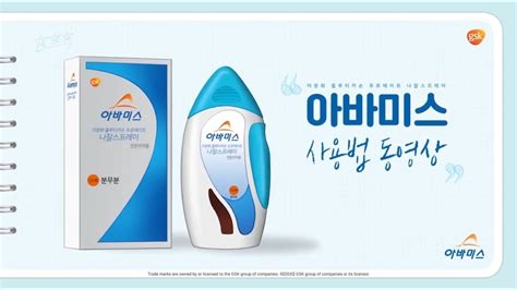 비강분무제 사용법 아바미스나잘스프레이 Avamys Nasal Spray Youtube