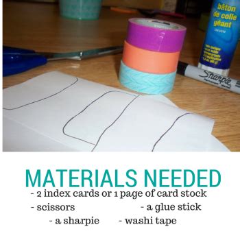 DIY Make Your Own Notebook Dividers