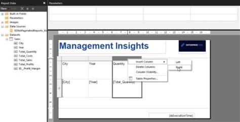 Report Builder Tutorial How To Add A Table Master Data Skills Ai