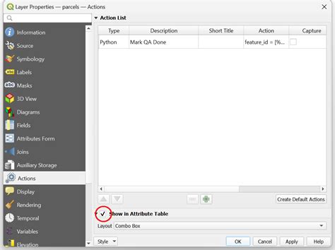 Qgis Automation Using Actions Workshop Material
