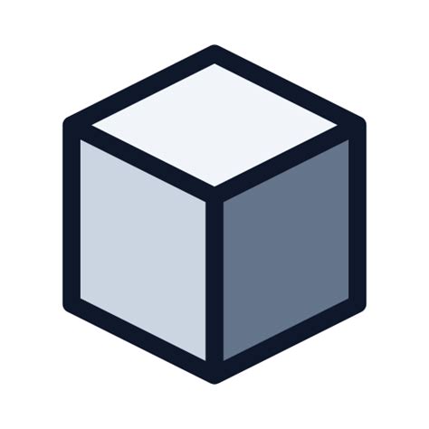 Cube Generic Outline Color Icon