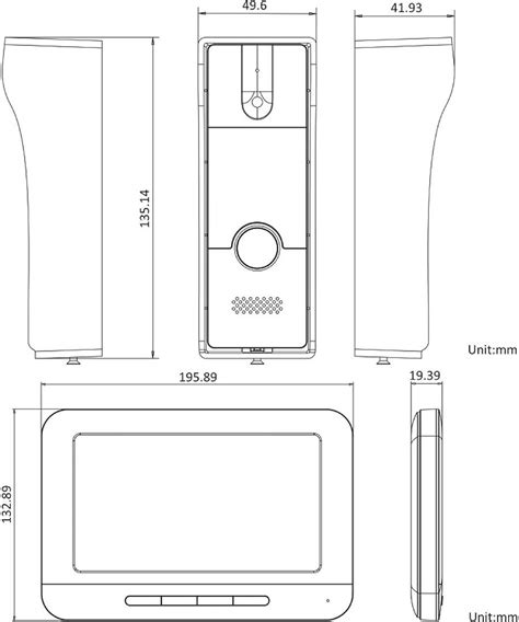Hikvision Analog Video Intercom System With 7 Tft Lcd Screen Wired Video Door Phone Bell