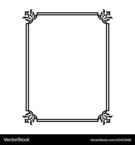 Simple Certificate Border Vector