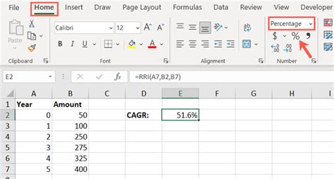 How To Calculate Cagr In Microsoft Excel