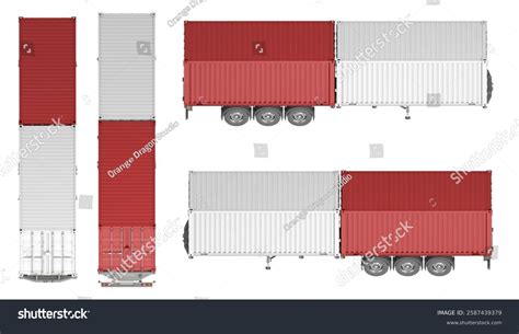 Intermodal Container Chassis Photos And Images And Pictures Shutterstock