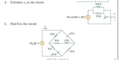 Solved Calculate V In The Circuit Find I In The Chegg Com