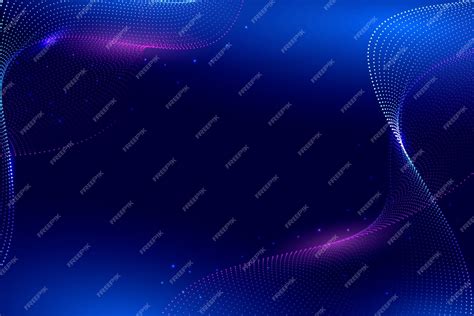 Premium Vector Gradient Particle Wave Background