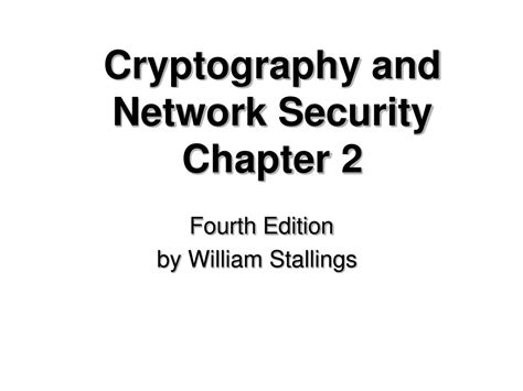 Ppt Cryptography And Network Security Chapter 2 Powerpoint Presentation Id3096939