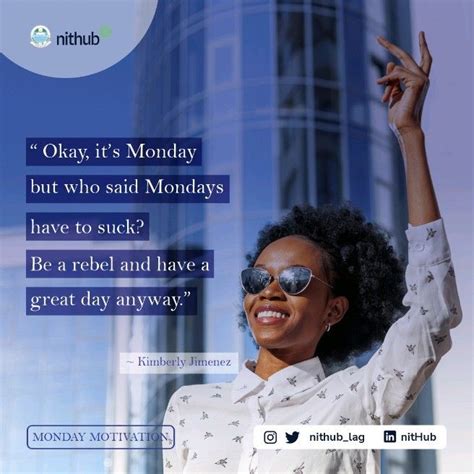 Nithub On Linkedin Nithub Monday Motivation Newweek Tech Innovate Create