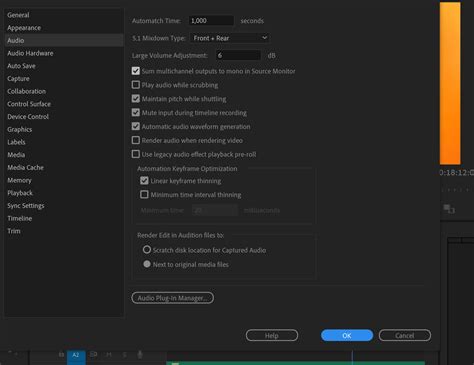 can t mute input during timeline recording r premiere