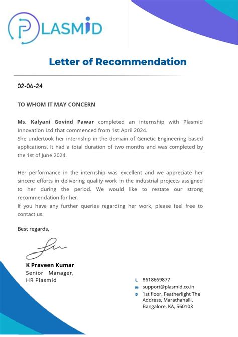 Kalyani Pawar On Linkedin Geneticengineering Internshipexperience Professionalgrowth