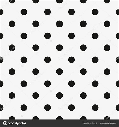 Seamless Monochrome Polka Dot Pattern Dotted Background Abstract