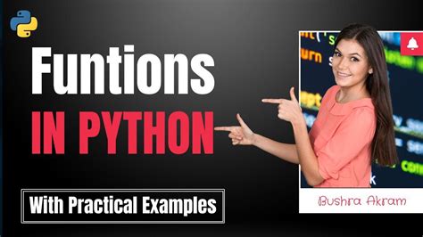 Python Functions Explained With Practical Examples Complete Tutorial Youtube