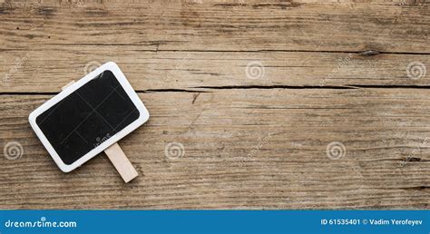 Blank Small Black Chalkboard Stock Image Image Of Horizontal