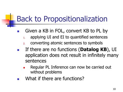 Ppt Inference In First Order Logic Powerpoint Presentation Free