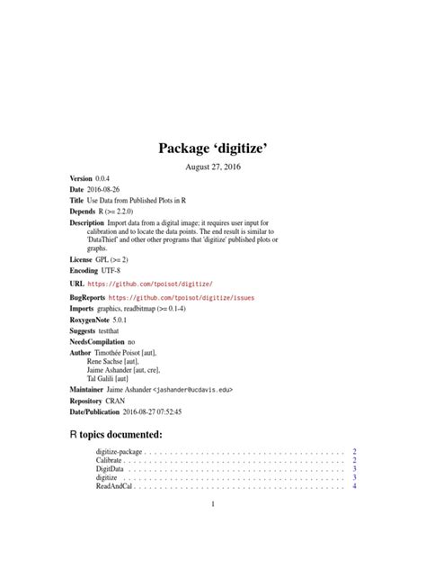 Package Digitize R Topics Documented Pdf Cartesian Coordinate
