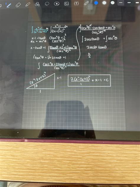Someone Please Tell Me Why This Is Wrong Prof Said To Use Trig Sub