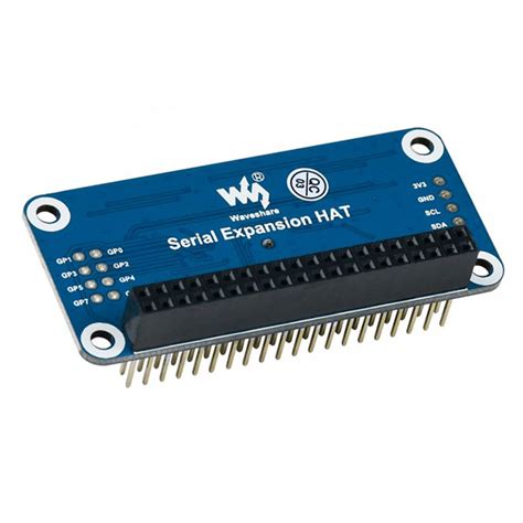 Serial Expansion Hat For Rpi 2ch Uart 8 Gpios