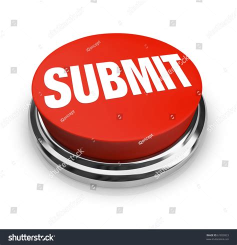 Red Button Word Submit On Stock Illustration 61850923 Shutterstock
