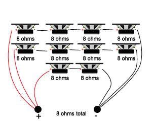 Tweeter Wiring Diagram Ohm Subwoofer Ohms Mono Tweeter Dvc Subwoofers