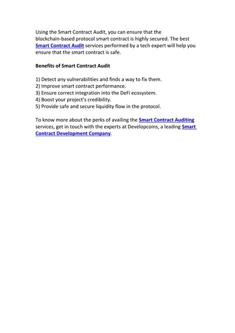 PPT Smart Contract Audit PowerPoint Presentation Free Download ID 11701891