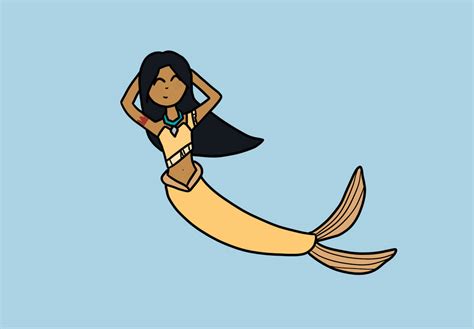 Pocahontas Mermaid By Periwinklepigeon On Deviantart