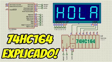 74hc164 ExplicaciÓn Paso A Paso Youtube