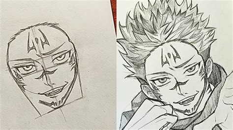 How To Draw Sukuna Step By Step Easy Beginner Drawing YouTube