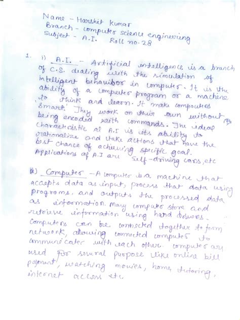 A I Sessional 1 Cse Branch Pdf