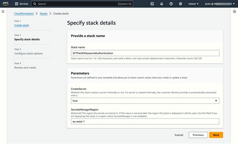 Access An S Bucket Using SFTP And Password Based Authentication