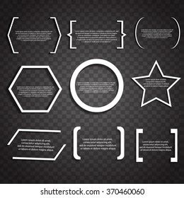 Vector Quotes Brackets Message Typography On Stock Vector Royalty Free