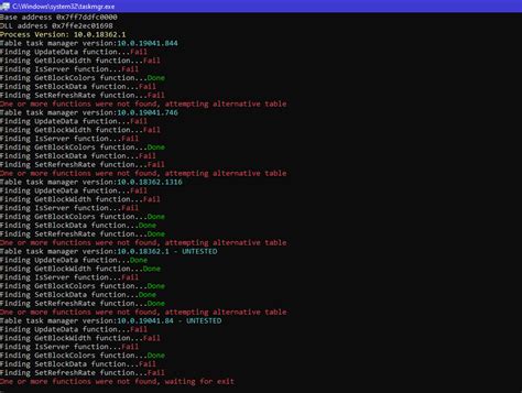 one or more functions were not found attempting alternative table
