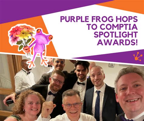 Purple Frog Hops To Comptia Spotlight Awards Purple Frog Systems