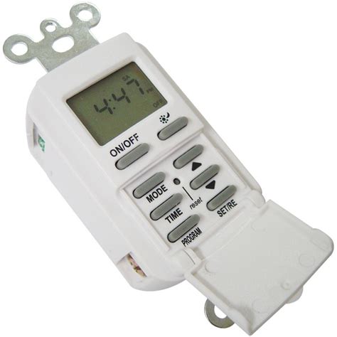 Utilitech 15 Amp Digital Residential Countdown Function Lighting Timer Lights Timer Shower