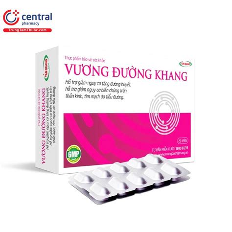 [chÍnh hÃng] vương Đường khang hộp 20v giảm biến chứng tiểu đường