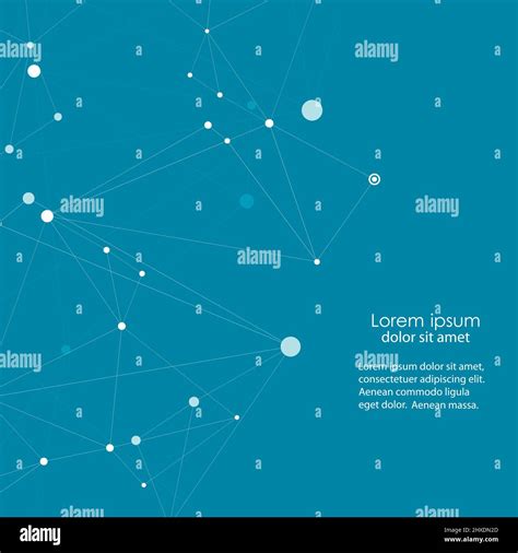 Abstract Polygonal Network Background With Connecting Dots And Lines Stock Vector Image And Art