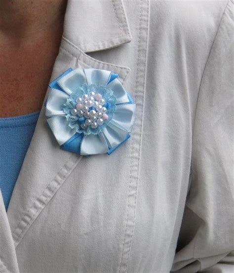 How To Diy Easy Satin Ribbon Flower Brooch