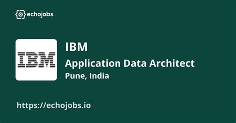 Ibm Is Hiring Application Data Architect Pune India Sql Python R