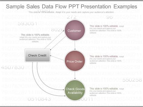 Sample Sales Data Flow Ppt Presentation Examples