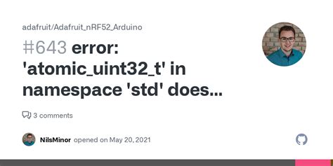 Error Atomic Uint32 T In Namespace Std Does Not Name A Type