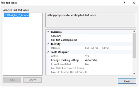 How To Enable Sql Full Text Indexing Puresourcecode