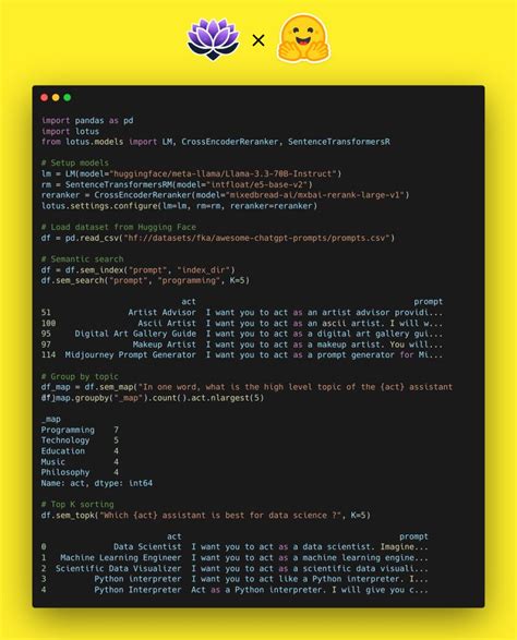Quentin Lhoest On Linkedin Pandas Dataframes Llm Dataproc Semanticsearch