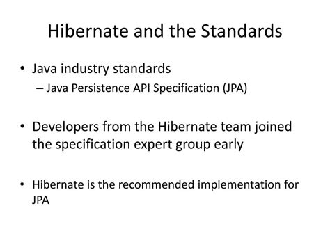 Ppt An Introduction To Objectrelational Persistence And Hibernate Powerpoint Presentation